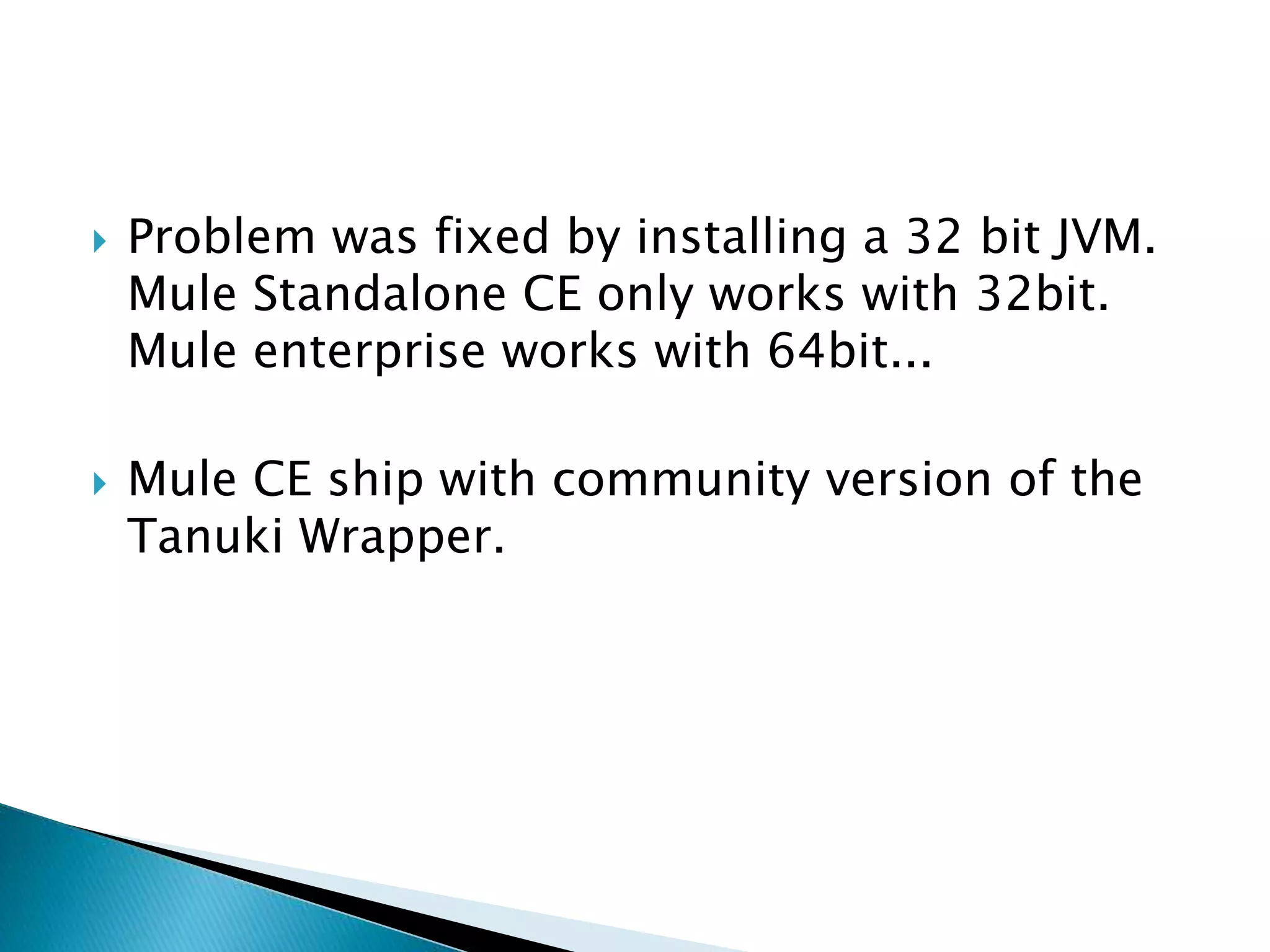 Running mule standalone | PPT