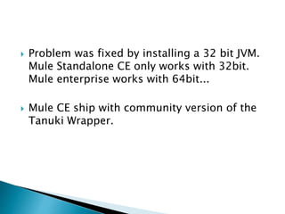 Running mule standalone | PPT