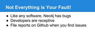 Running Neo4j in Production: Tips, Tricks and Optimizations | PPT