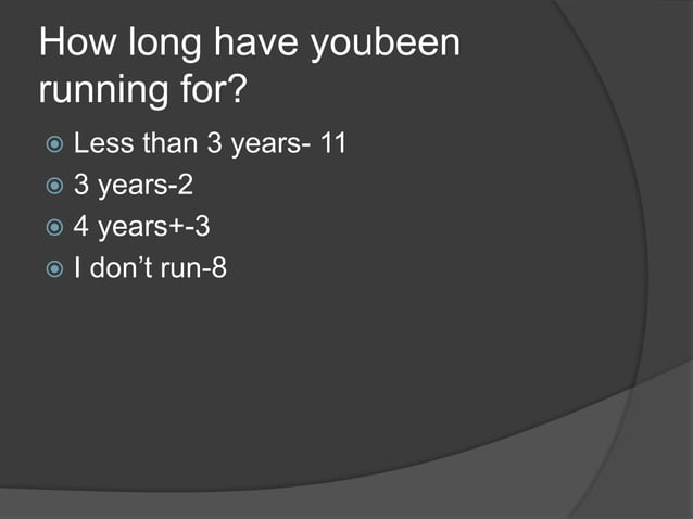 Running questionnaire | PPT