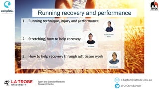 Running Recovery and Performance at Complete. Physio Exercise ...