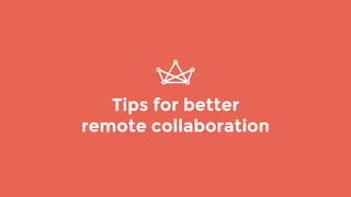 Running Remote Design Sprints | PDF