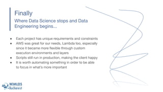 Running R on AWS Lambda by Ana-Maria Niculescu | PPT