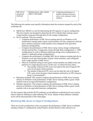 Running Sql2008 In Hyper V2008 | PDF