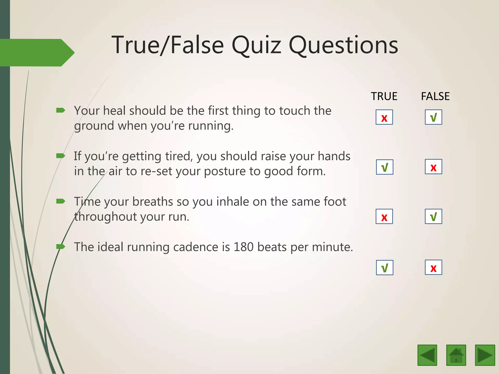 Running strategies for beginners | PPSX