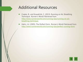 Running strategies for beginners | PPSX