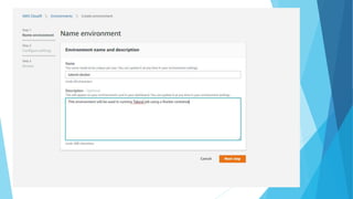 Running Talend job using docker from aws ec2 and cloud9 environment | PPT