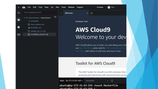 Running Talend job using docker from aws ec2 and cloud9 environment | PPT