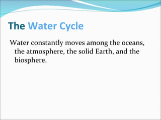 Running Water and Groundwater | PPT