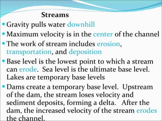 Running Water and Groundwater | PPT