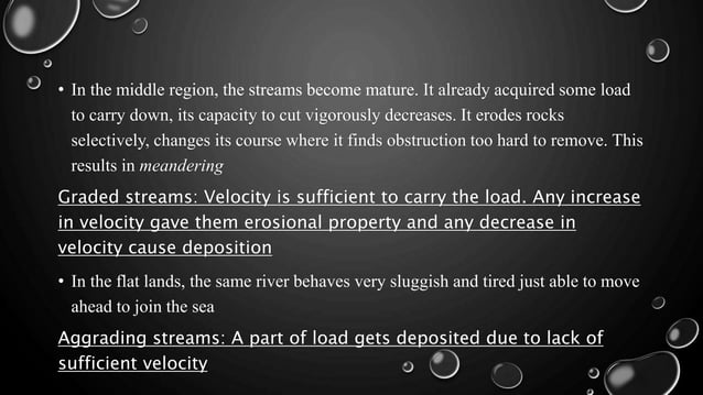 Running water as an agent of Erosion | PPTX