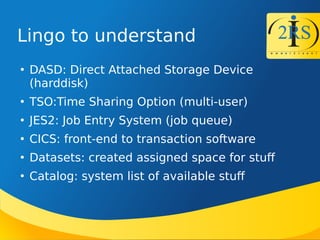 Running your mainframe on linux (for fun and profit) | PDF | Operating ...