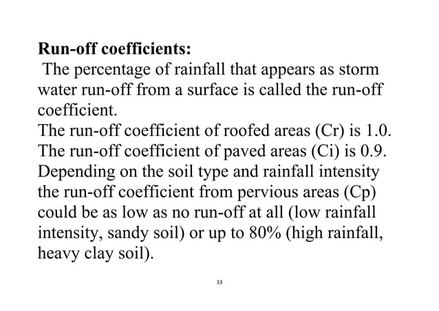 Runoff | PDF