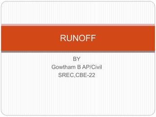 Runoff | PPTX