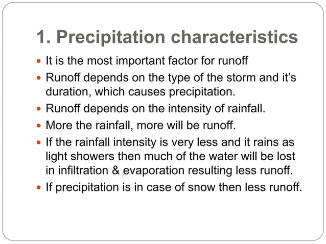 Runoff | PPTX | Weather | Science