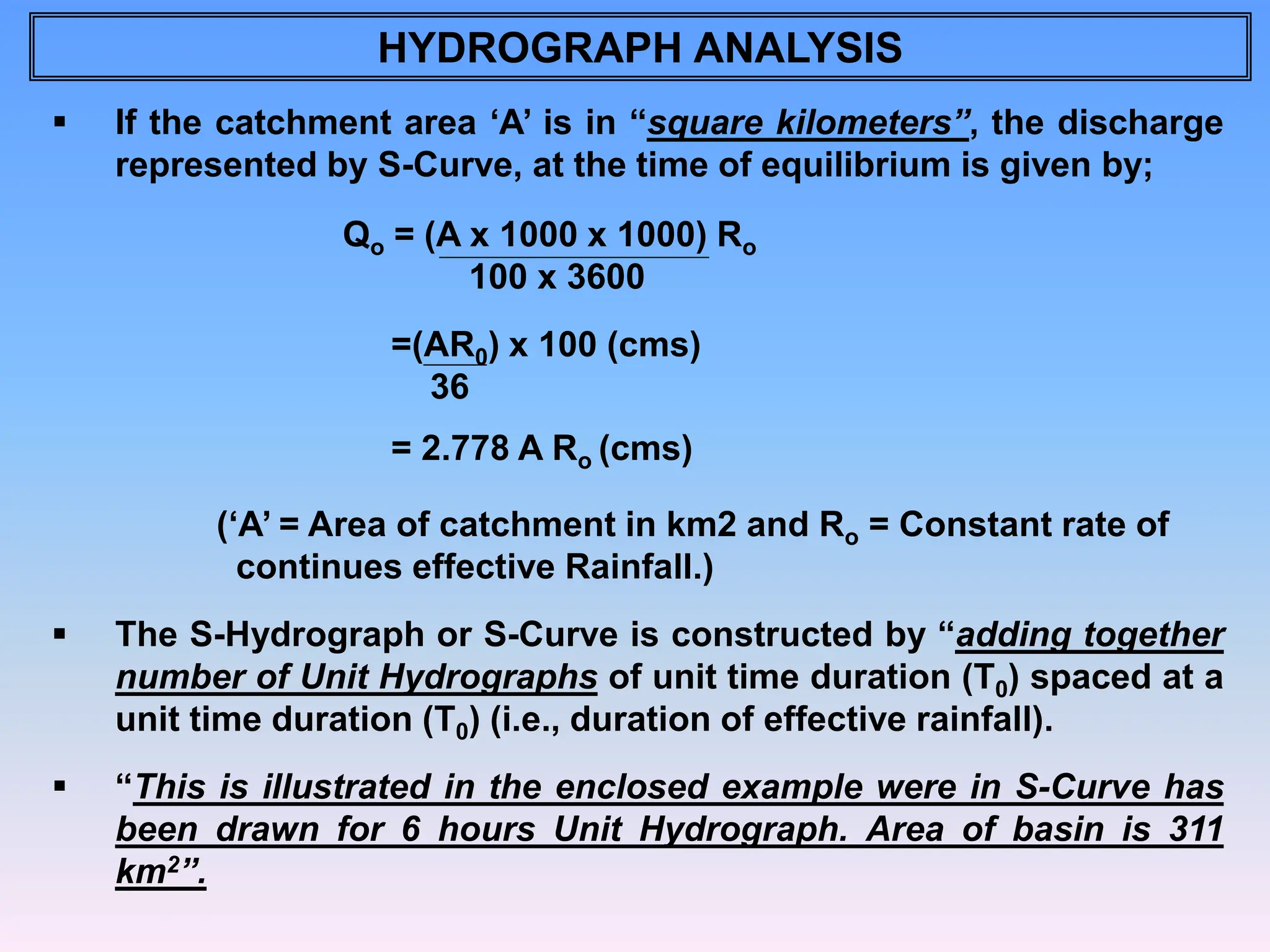 Runoff - Hydrology and Irrigation Engineering | PPT