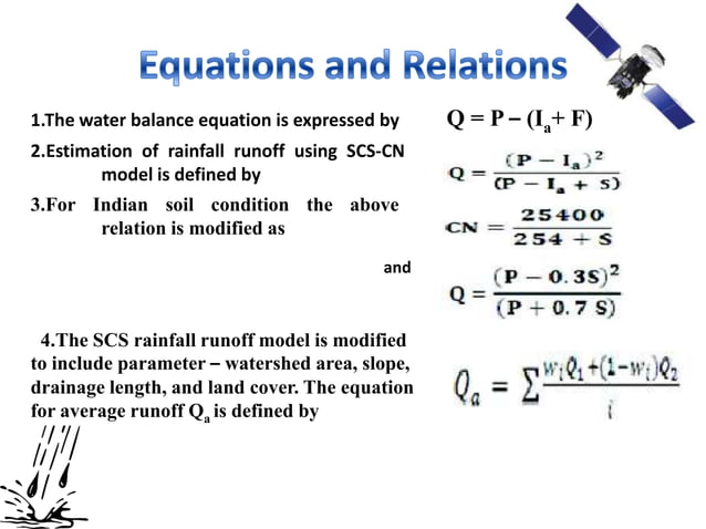 Surface Water modelling using Remote Sensing | PPT