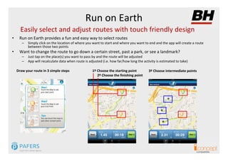 Key features of Run on earth App for i.Concept by BH Fitness machines | PPT