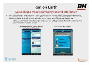 Key features of Run on earth App for i.Concept by BH Fitness machines | PPT