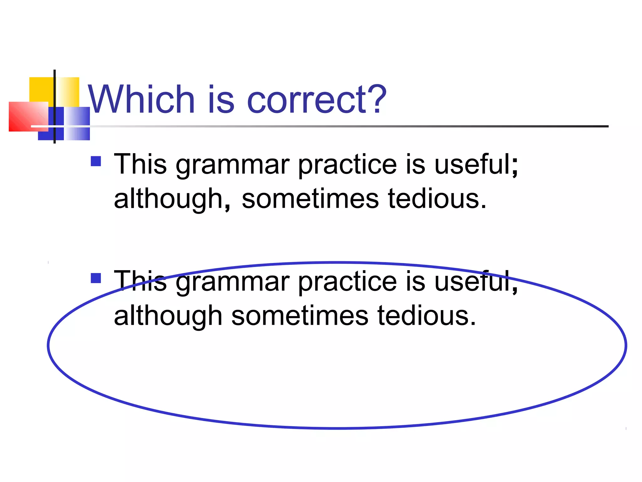 Run-ons and Comma Splices ppt | PPT