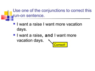 Run-ons and Comma Splices ppt | PPT