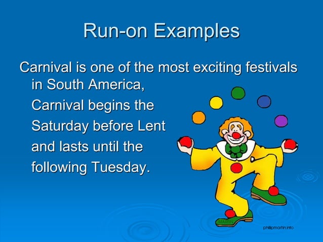 Run On Sentences.ppt | National & Civic Holidays | Holidays