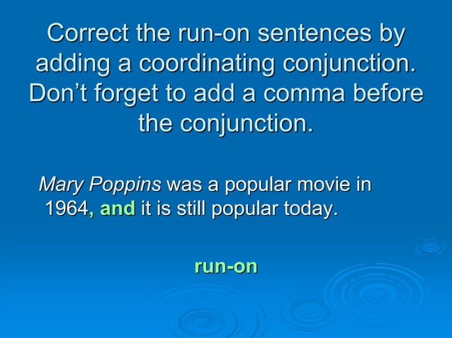 Run On Sentences.ppt | National & Civic Holidays | Holidays