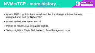 Run PostgreSQL in Warp Speed Using NVMe/TCP in the Cloud | PPT