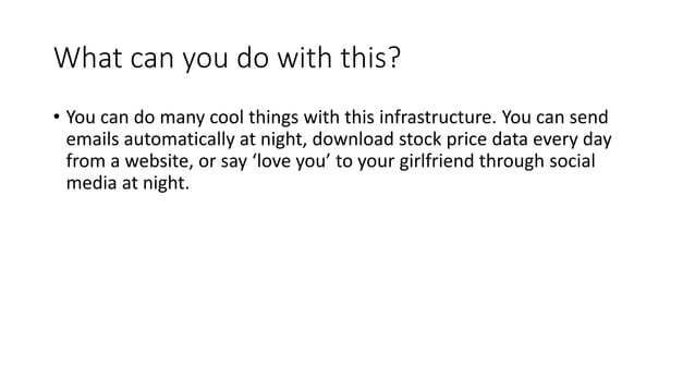 Run python from windows taskscheduler | PPTX