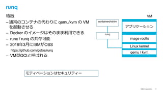もうひとつのコンテナ実行環境 runq のご紹介 | PPT