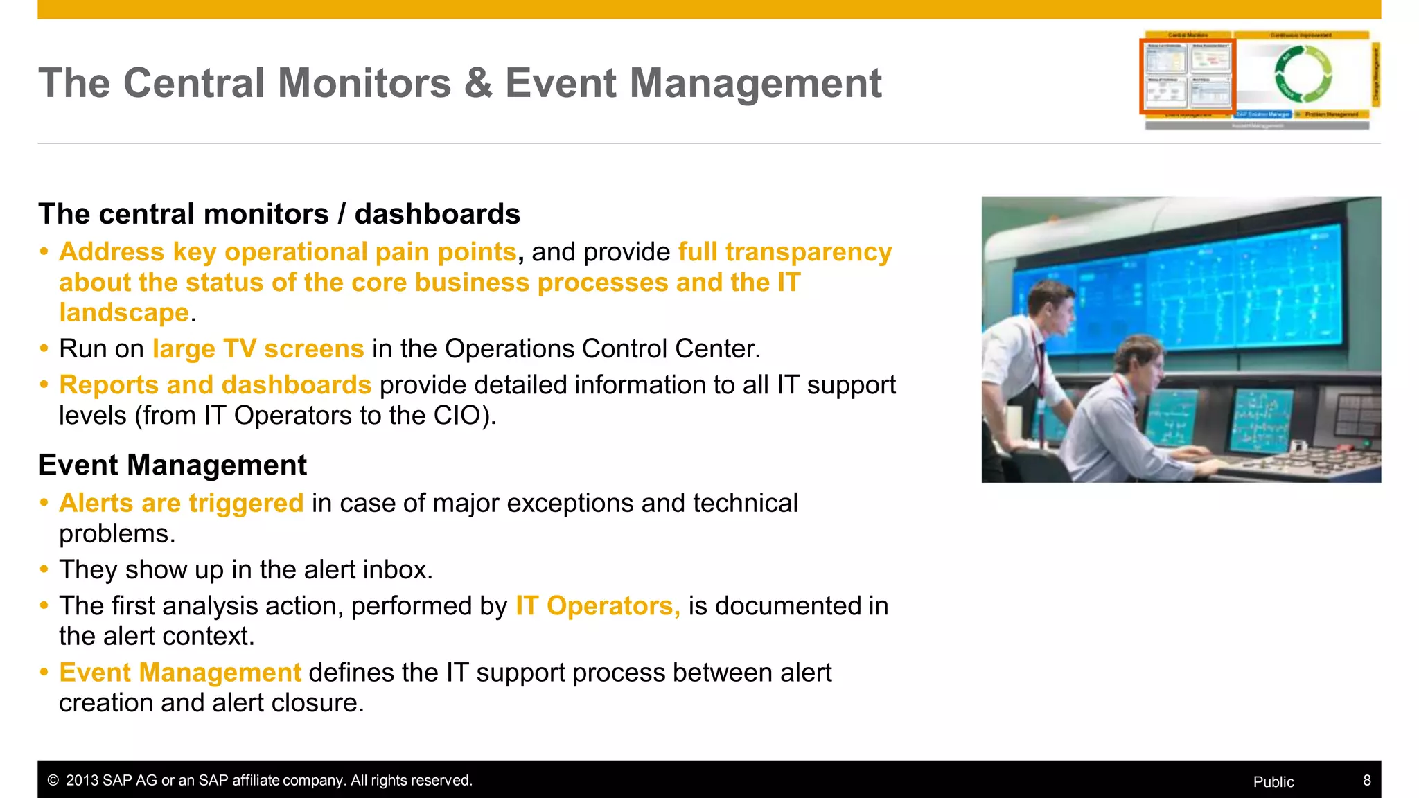 Operations Control Center (OCC) | PDF
