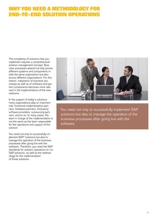 Run sap methodology how to implement end to-end solution operations | PDF