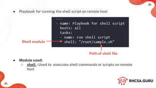 Run Shell Scripts on Remote Hosts - RHCE.pdf