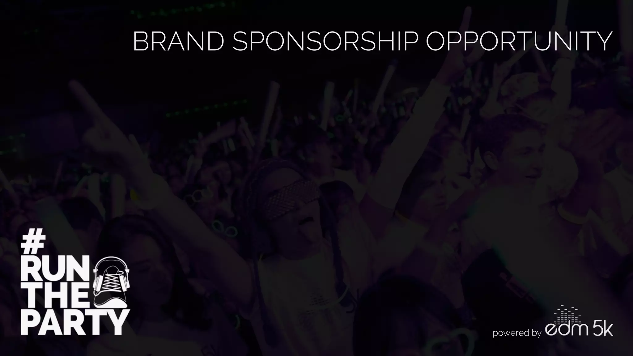 Run The Party Sponsorship Deck | PPT