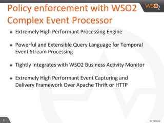 Runtime Governance with WSO2 Governance Registry integrated with WSO2 BAM and WSO2 CEP | PDF