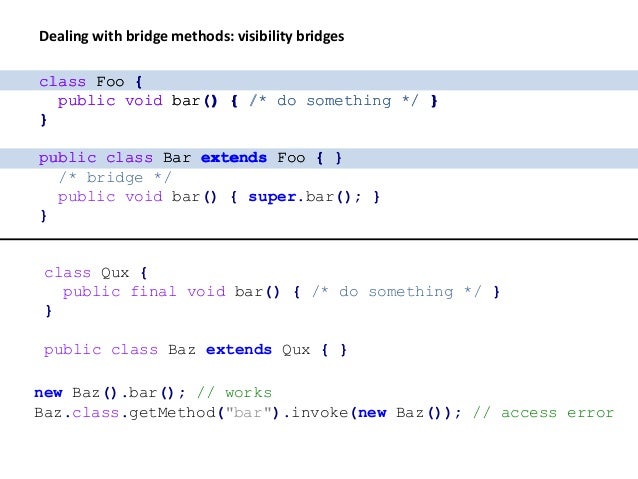 Making Java More Dynamic Runtime Code Generation For The Jvm