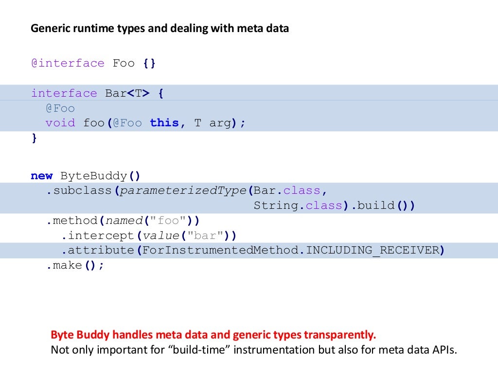 Making Java More Dynamic Runtime Code Generation For The Jvm