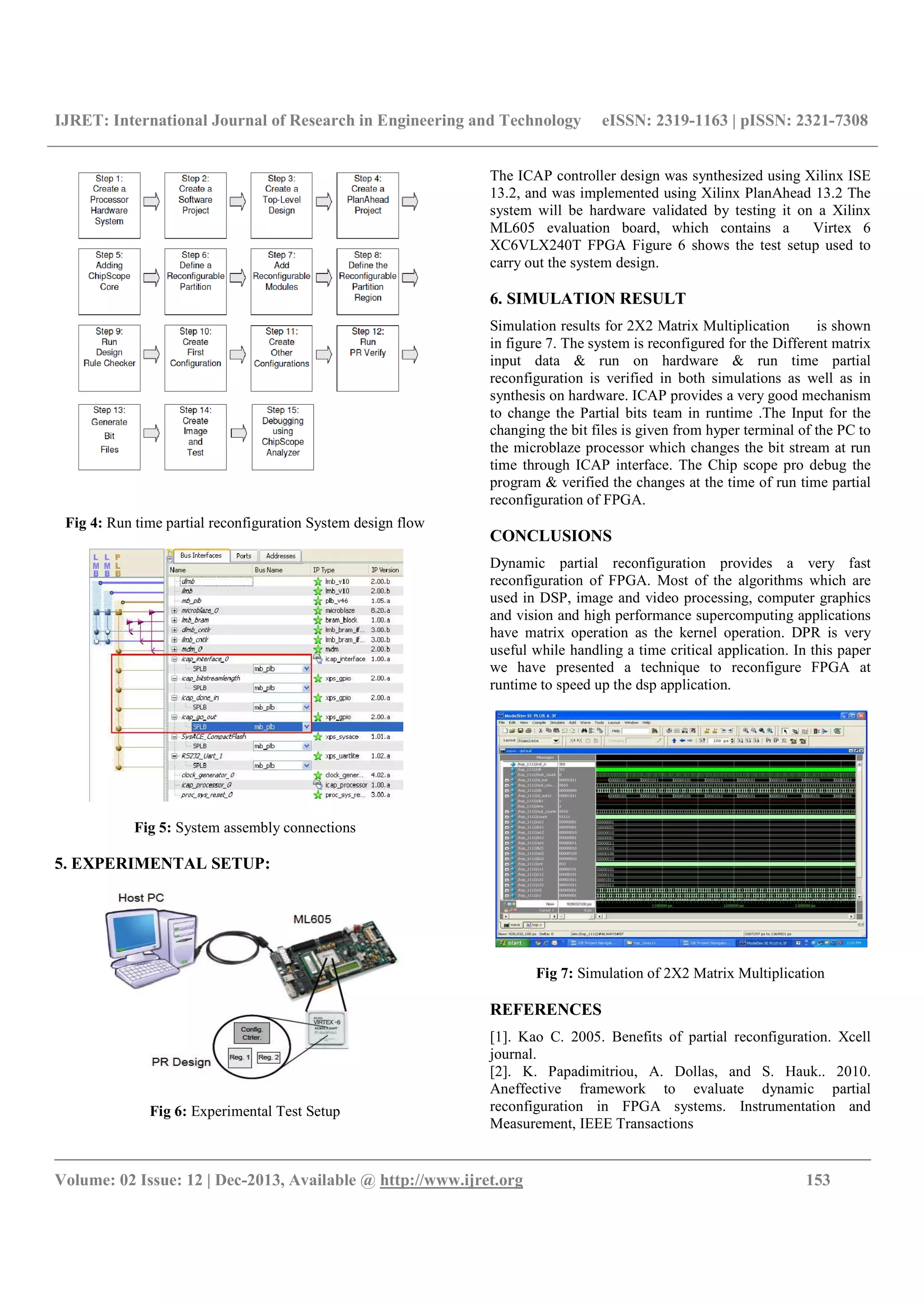 Run Time Dynamic Partial Reconfiguration Using Pdf