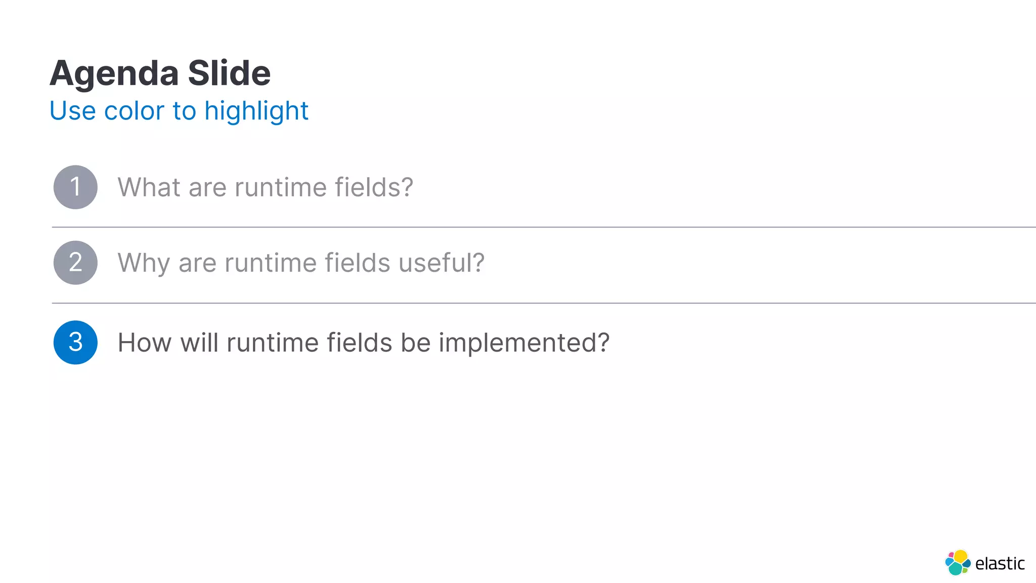 Schema On Read With Runtime Fields Ppt