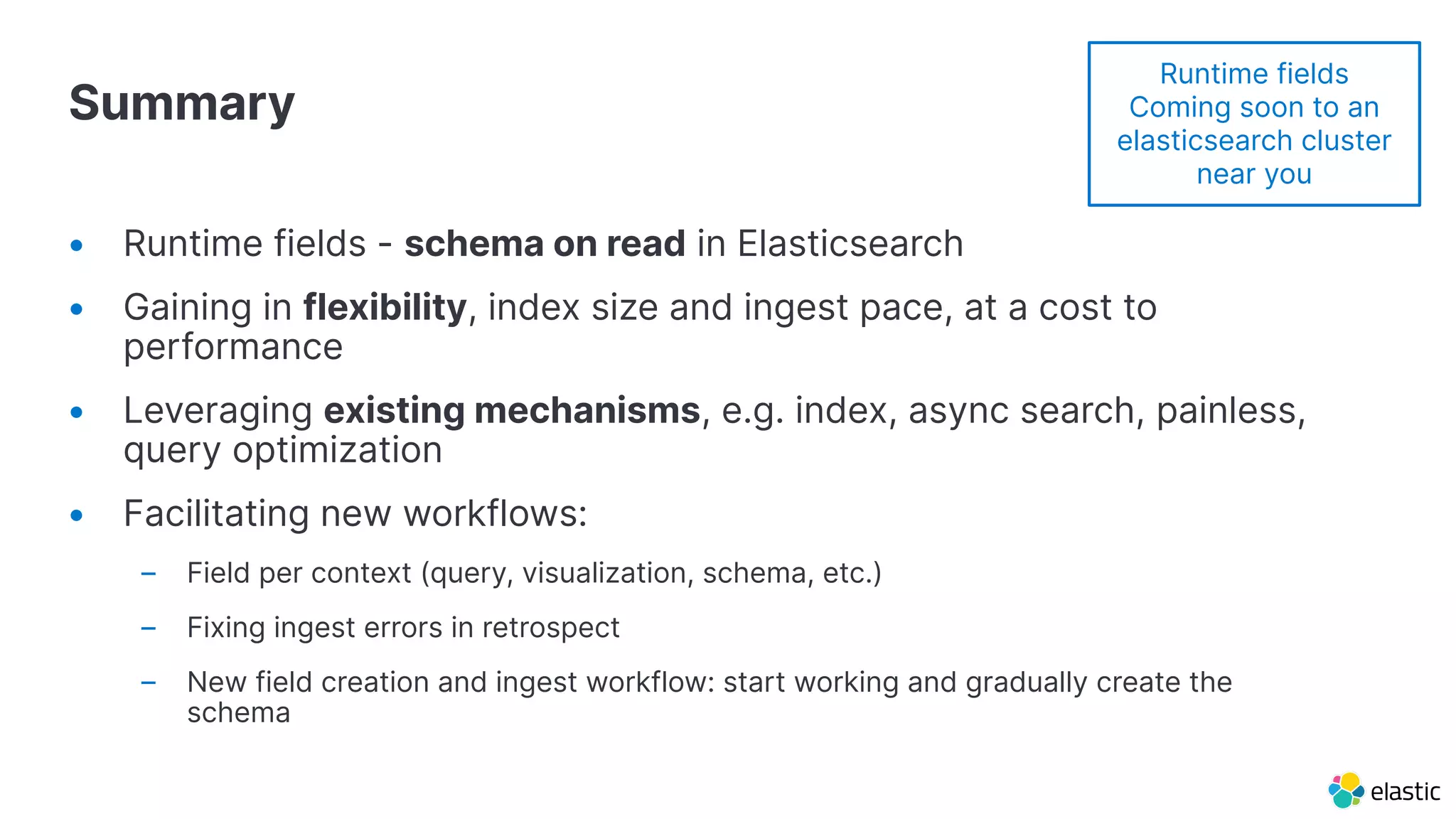 Schema On Read With Runtime Fields Ppt 