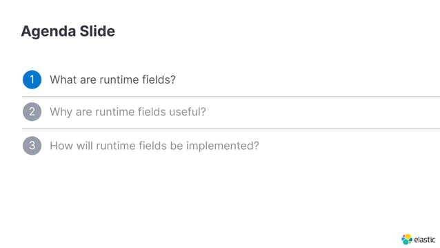 Schema on read with runtime fields | PPT