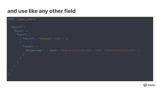 Schema on read with runtime fields | PPT