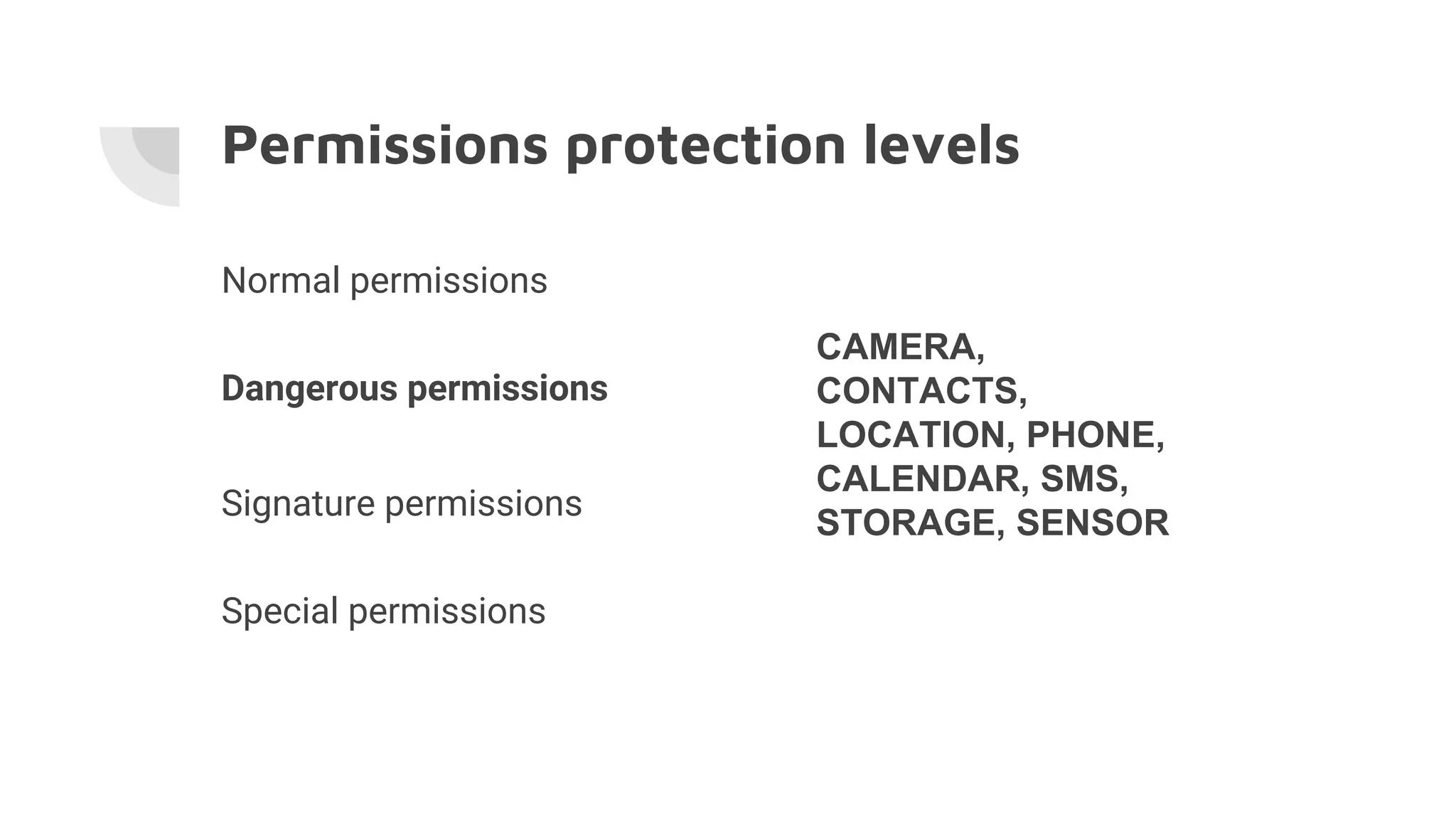 Runtime permissions handling with easy permissions | PPT | Free Download