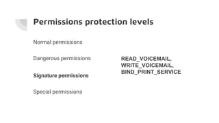 Runtime permissions handling with easy permissions | PPT