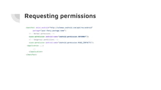 Runtime permissions handling with easy permissions | PPT