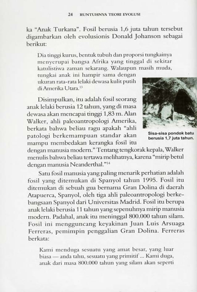 Runtuhnya teori evolusi dalam 20 pertanyaan | PDF