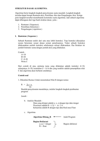 Runtutan ( sequence ) | PDF