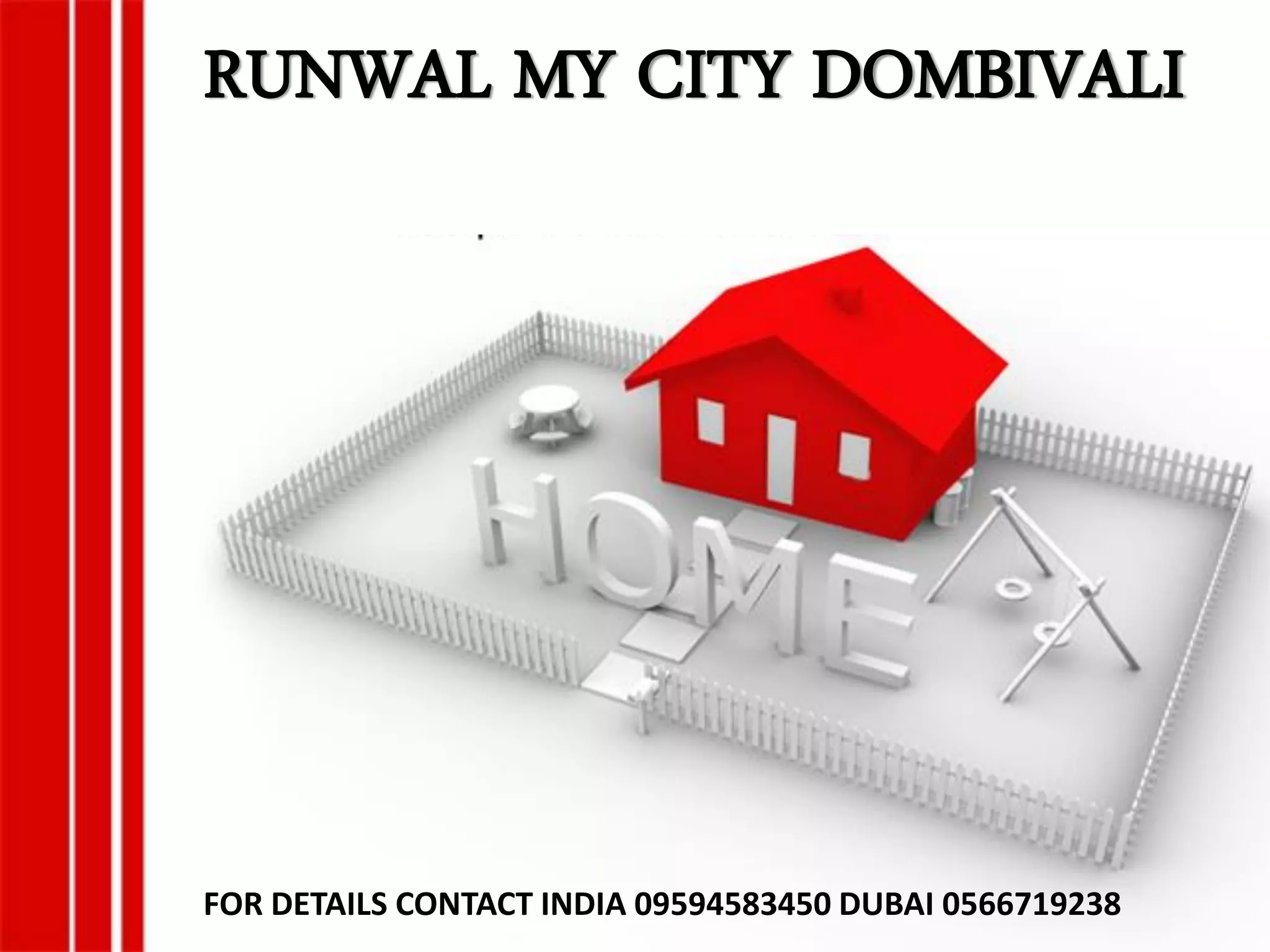 RUNWAL MY CITY DOMBIVALI | PPT
