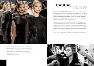 Runway Fashion Productions Brochure | PDF