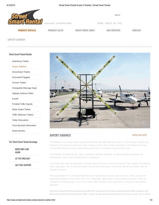 Runway closure markers - streetsmartrental.com